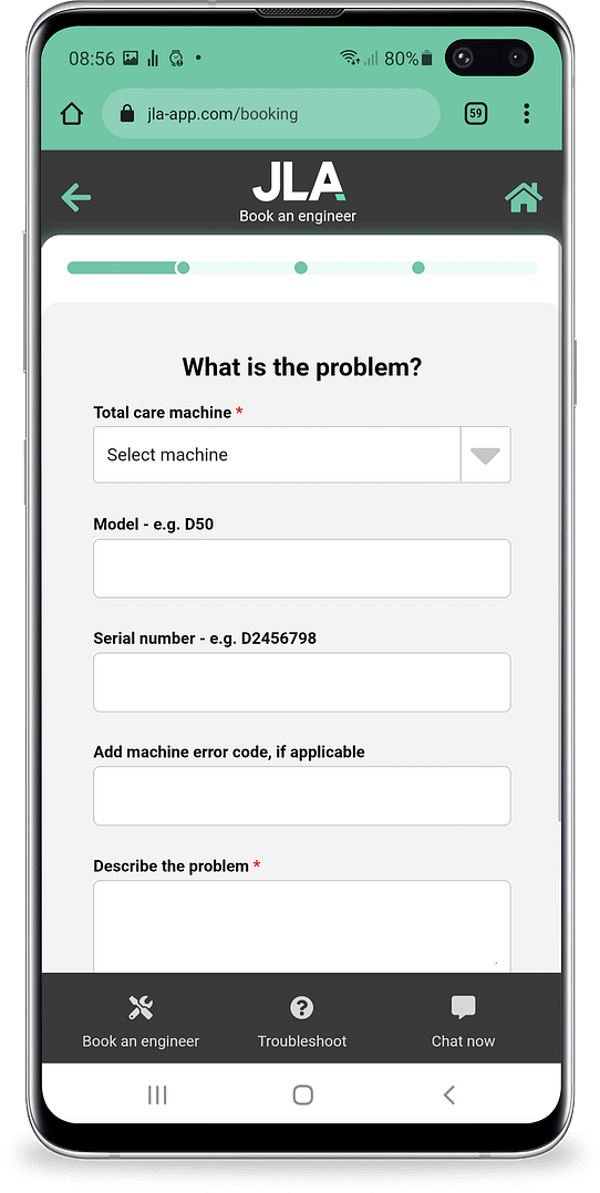 Get in touch, with a touch with the JLA app