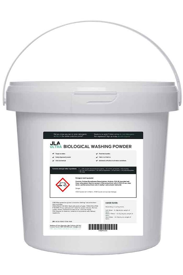 Ultra Bio Washing Powder | Commercial Laundry Detergent | JLA