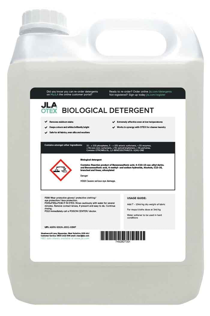 OTEX Biological Liquid Laundry Detergent | JLA Clean