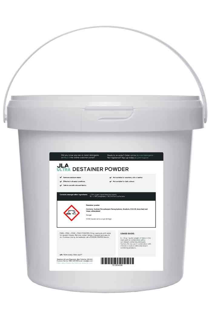 Ultra Laundry Destainer Powder | Commercial Laundry Detergent | JLA