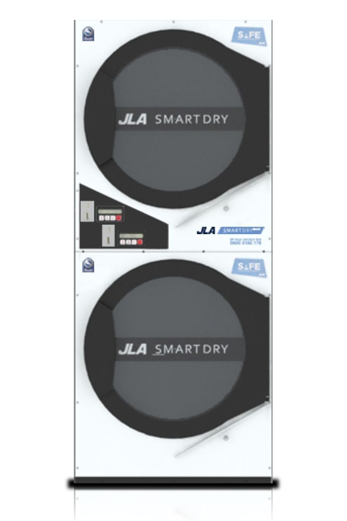 JLA 3030 and 4545 Coin-Operated Stacked Dryers - JLA
